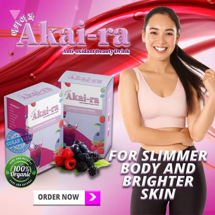 AKAI-RA ANTIOXIDANT BEAUTY DRINK ,Slimmer body and brighter skin ,100% ...