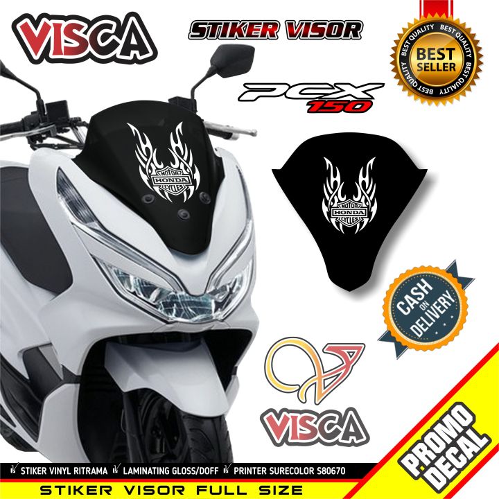 Stiker Visor Pcx 150 Variasi Sticker Visor Pcx 150 Visor Pcx 150 ...