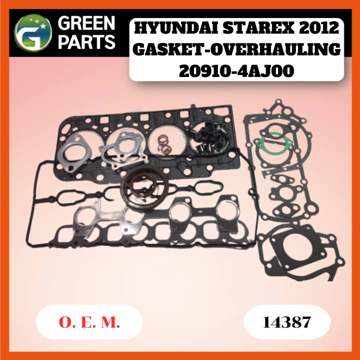 GASKET -OVERHAULING (SET) FOR HYUNDAI STAREX GRAND A2 ENGINE MODEL 2012 ...
