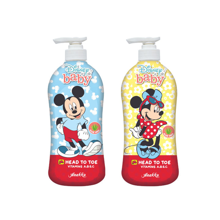 ANAKKU-DISNEY BABY Head to Toe 700ML-ABC ALOE VERA - Assorted Color ...
