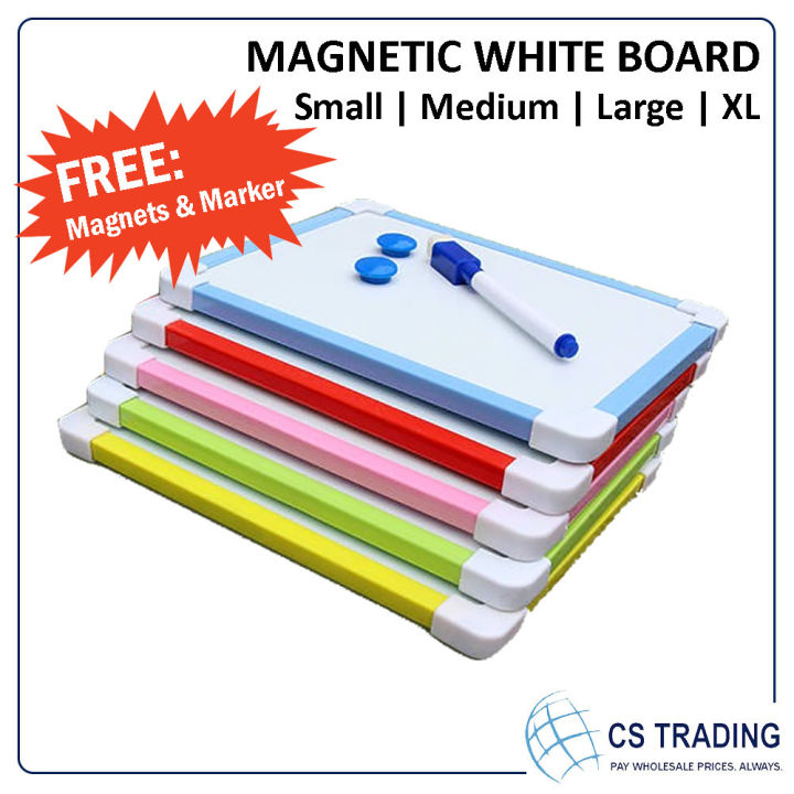 [Free Marker & Magnet] Portable Magnetic Whiteboard Double Side Kids ...