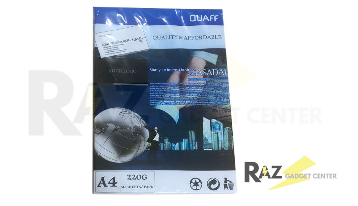 Quaff A4 White Calling Card Business Card Paper Matte 120gsm/ 140gsm ...