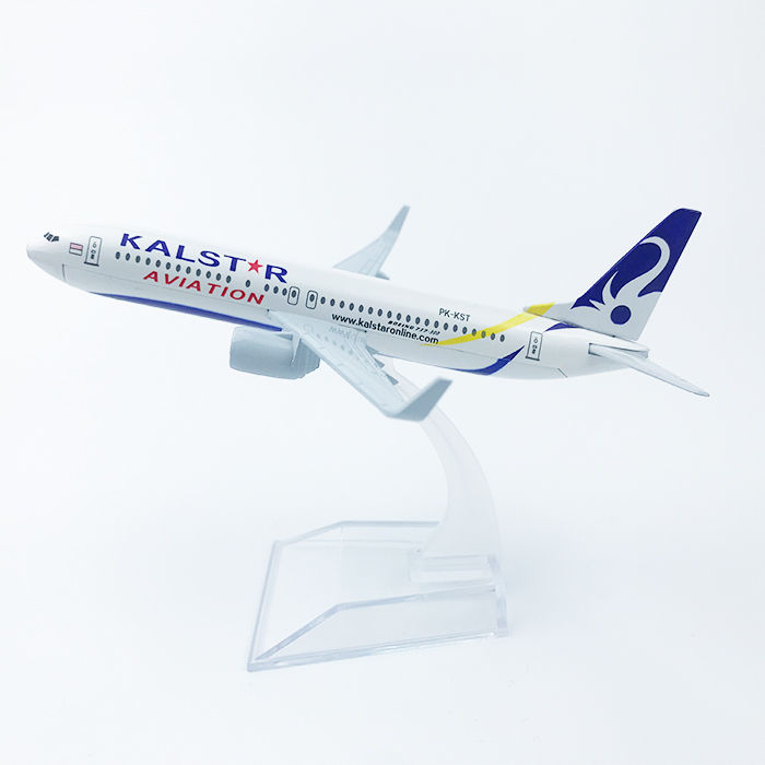 Yalinda Indonesia KALSTAR Air B737 Aircraft Model 16cm Die-cast Metal ...