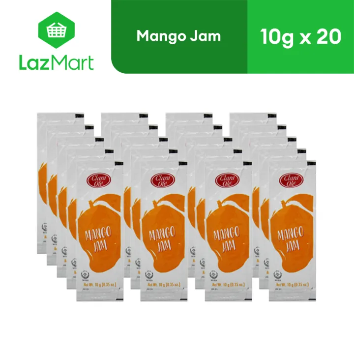 Clara Ole Mango Jam Sachet 10g - Pack of 20 | Lazada PH