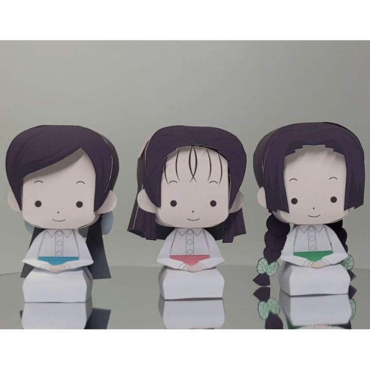 Mô hình giấy anime Sumi Nakahara,Kiyo Terauchi,Naho Takada (Demon ...