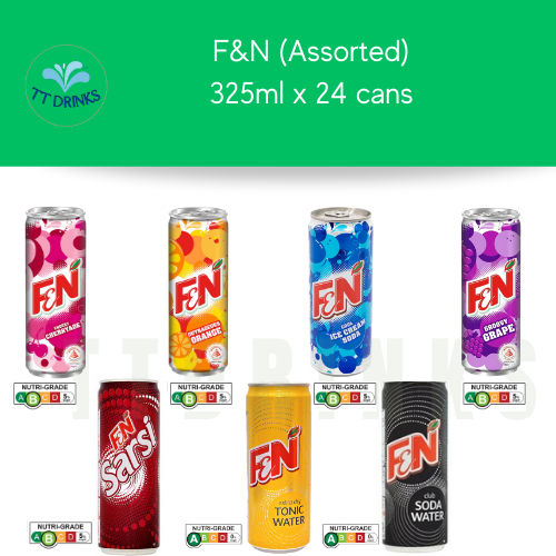 F&N (FNN) Can: Orange / Sarsi / Cherryade / Ice Cream Soda / Grape ...
