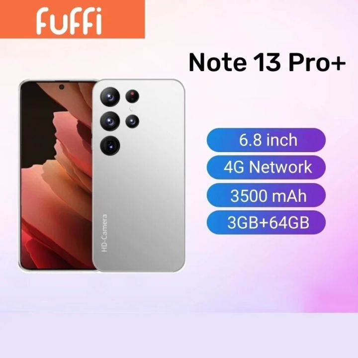 FUFFI Note 13 Pro + โทรศัพท์มือถือแอนดรอยด์6.8นิ้ว64GB รอม4G Network ...