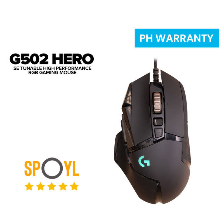 Logitech G502 Hero / G502 Hero SE Tunable High Performance RGB Gaming ...