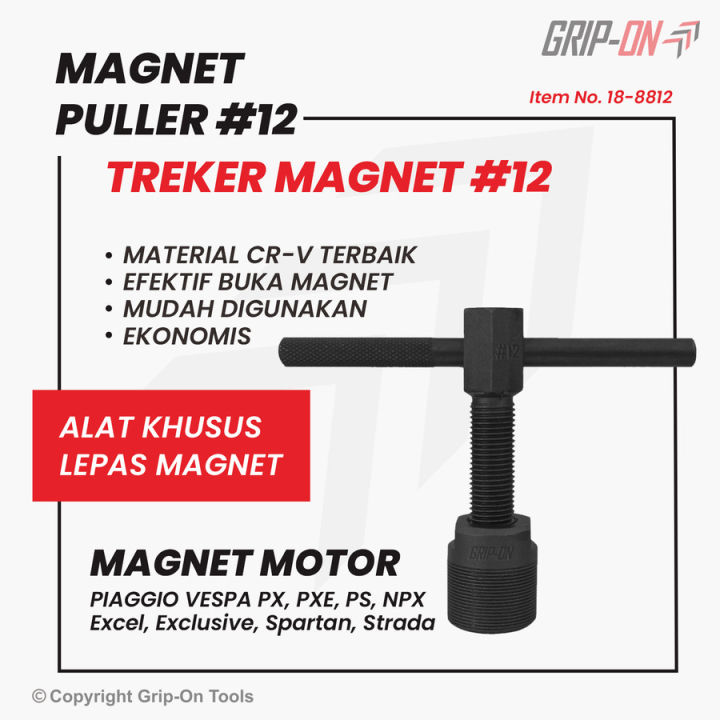 Treker Magnet No 12 Grip On Piagio Vespa PX | Lazada Indonesia