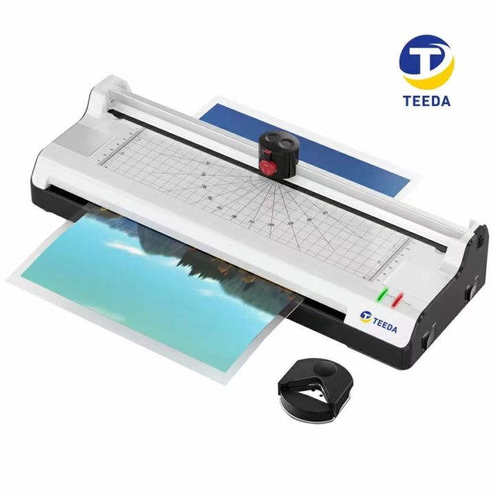 Teeda 6in1 Hot&Cold Laminator A3/A4/A6 Size w/ Rotary Trimmer Rounder Laminating Laminator ...