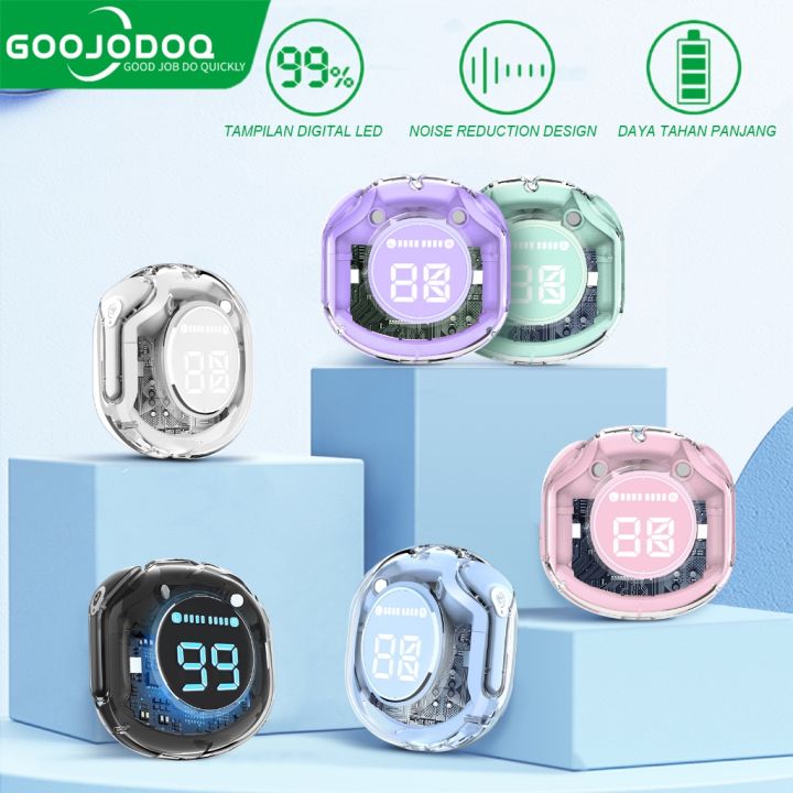 GOOJODOQ TWS Earphone Bluetooth 5.3 Headphone With Mic Wireless Headset ...