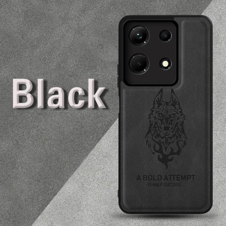 Infinix Note 30 5G X6711 With Wolf PU Leather Phone Cover | Lazada.co.th