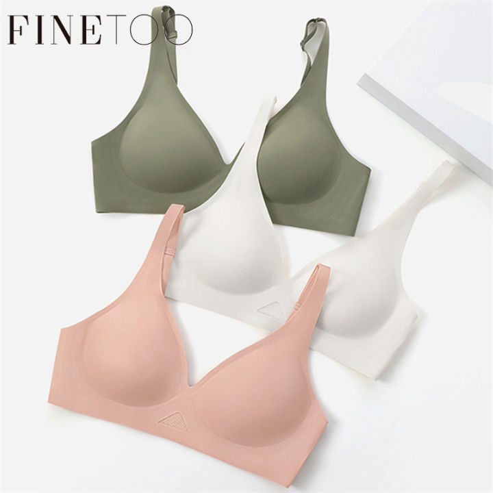 FINETOO Jelly Seamless Suji Bras Women Brassieres Push Up Intimate Mesh ...