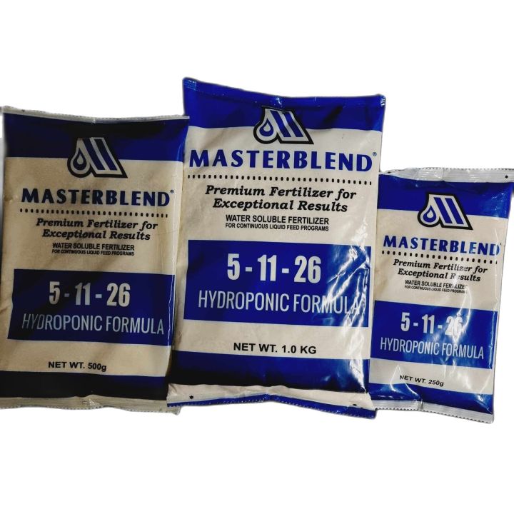 HYDROPONIC FORMULA | 5-11-26 NPK | Masterblend Premium Fertilizer for ...
