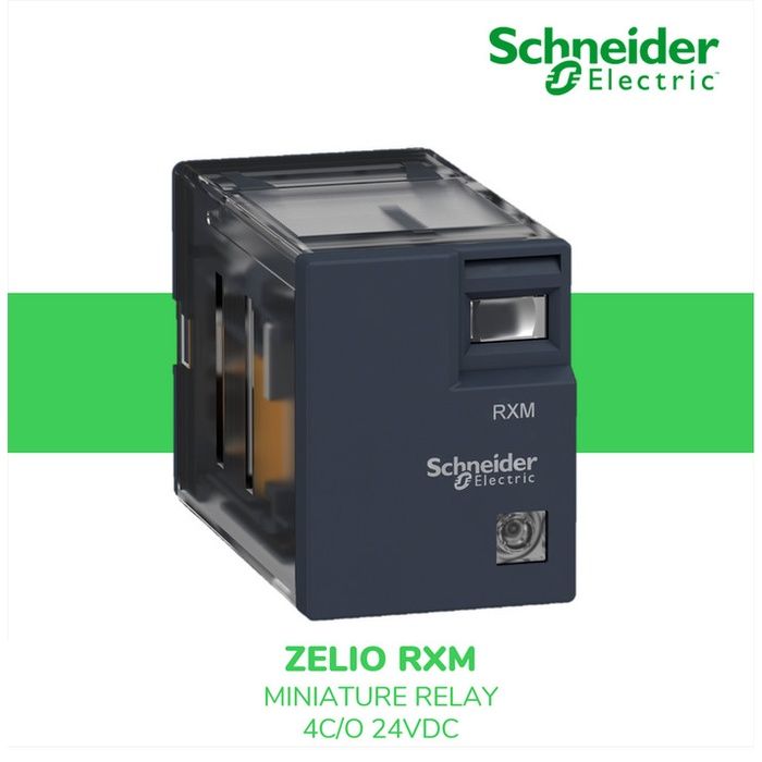 Zelio RXM MINIATURE RELAY 4 C/O 24 VDC - RXM4AB1BD | Lazada Indonesia