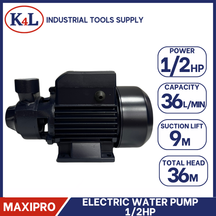 Maxipro Electric Waterpump 0.5HP | Lazada PH