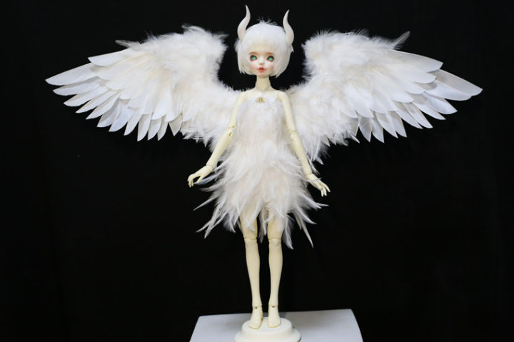 "Postage" BJD wings BJD doll wings can bend modeling feather wings ...