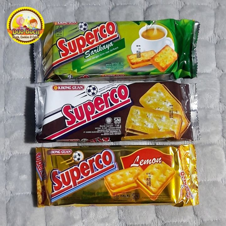 Biskuit Khong Guan SUPERCO 138 Gram - Duo Bocil Snack | Lazada Indonesia