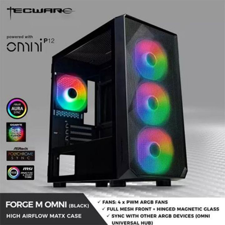 TECWARE FORGE M OMNI TEMPERED GLASS CASE | Lazada PH