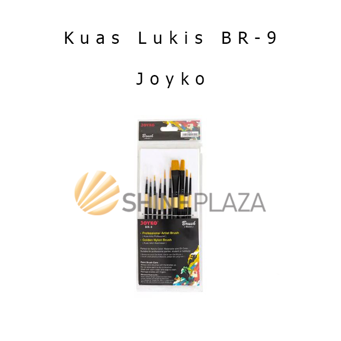 Kuas Lukis Cat Air Minyak Akrilik Poster Joyko BR-9 - Watercolor ...