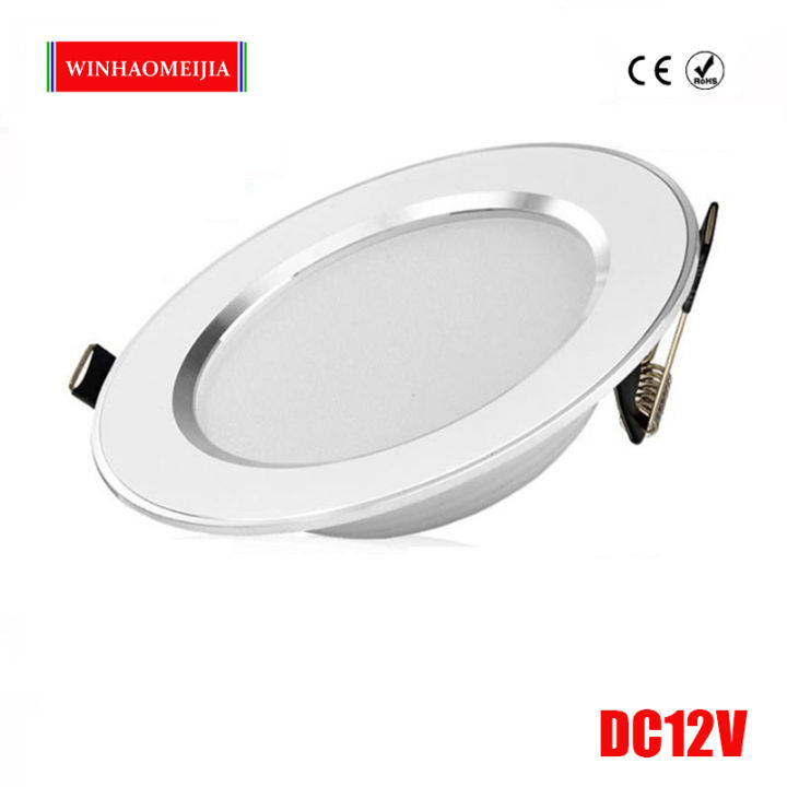 DC 12V LED downlight ceiling light spotlight 6W 9W 12W 15W 24W recessed ...