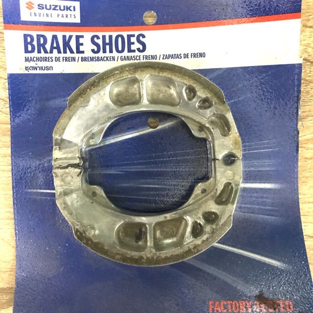 ORIGINAL SUZUKI REAR BRAKE SHOE FOR SHOGUN / RAIDER J 110 / SMASH 115 ...