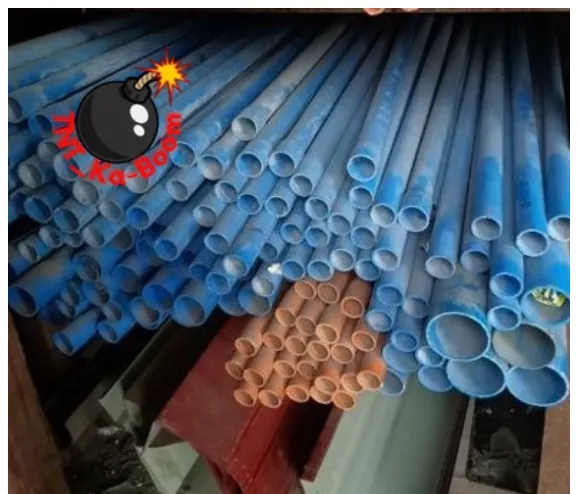 PVC "Neltex" Makapal "Blue" Pipe Waterline 1/2” 3/4" 1" | Sold per 50cm ...