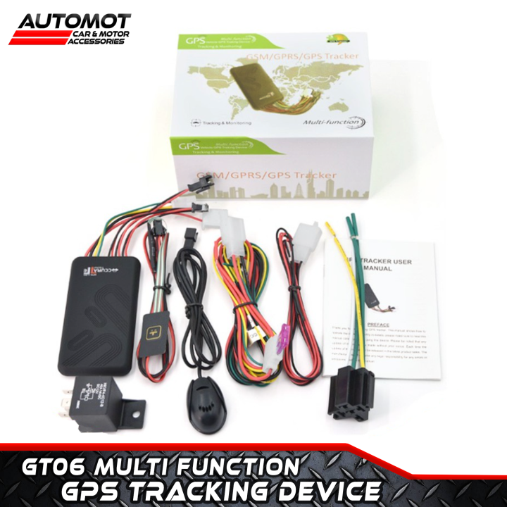 GT06 Multi Function Accurate GPS Vehicle Tracking Device | Lazada PH