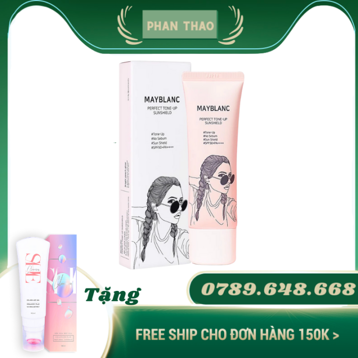 KEM CHỐNG NẮNG NÂNG TÔNG VẬT LÝ MAYBLANC | Lazada.vn