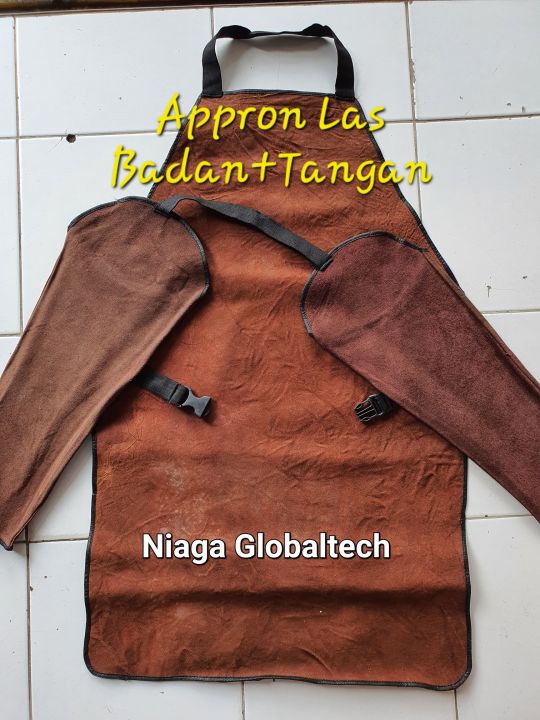 APRON LAS BAJU LAS APRON LAS COKLAT CELEMEK LAS BADAN APPRON LAS ...