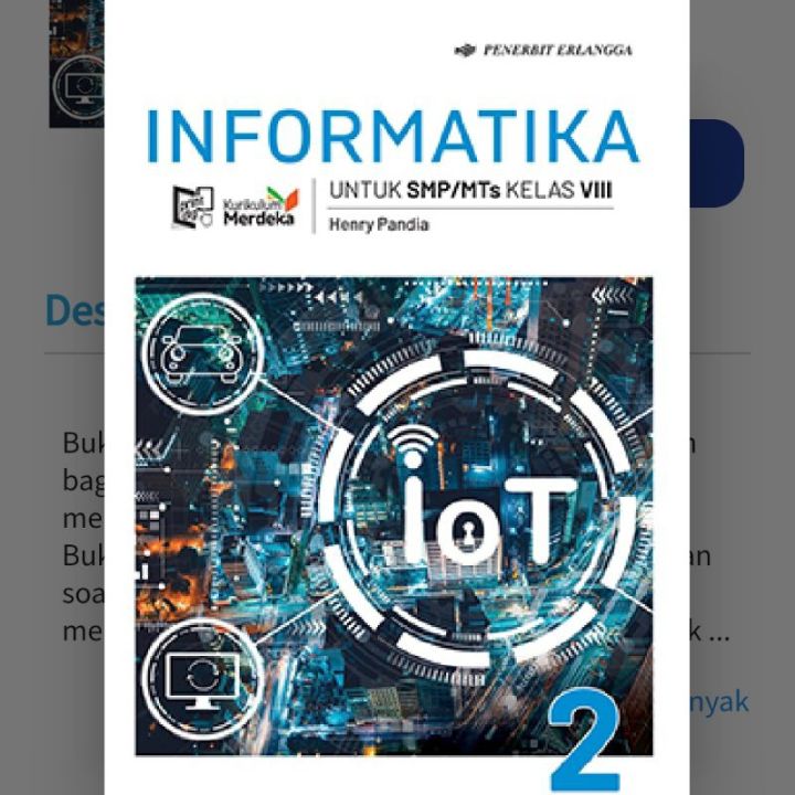 Informatika SMP Kelas 8 - Kurikulum Merdeka - Buku Erlangga Original ...