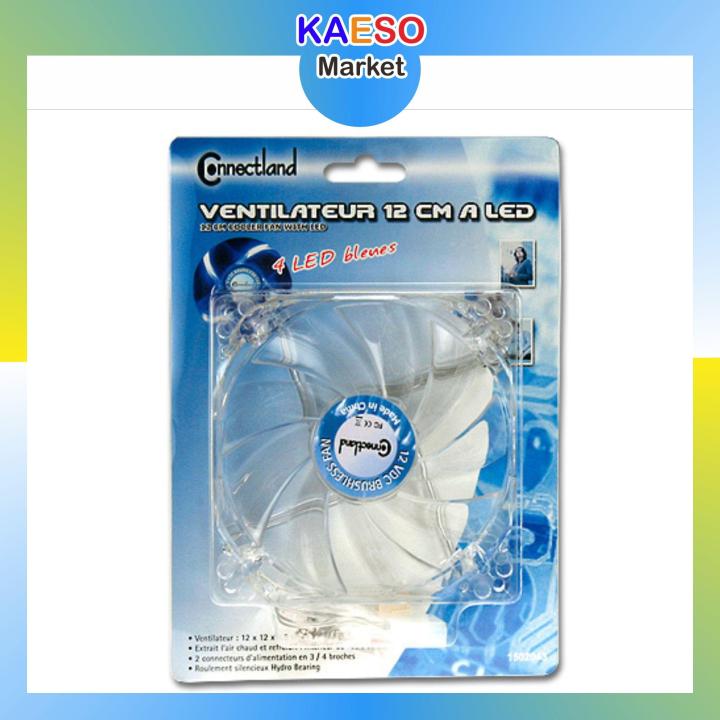 KSM - Kp107 Connectland Ventilateur 12 cm with Led / Kipas Angin ...
