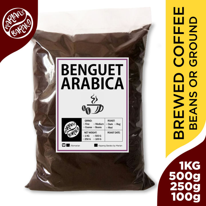 [KBM] Authentic Baguio Benguet Arabica Coffee (1 KG/500G/250G/100G ...
