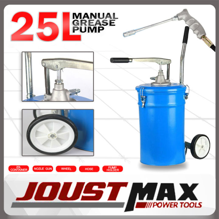 25L manual grease pump/ hand operated grease pump PAM GRIS 油脂泵 | Lazada