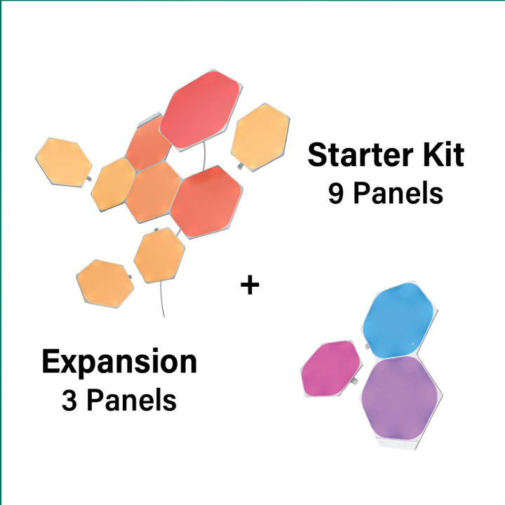 Nanoleaf Shapes Smart RGB Light Panels | Shapes Hexagon, Triangle, mini ...