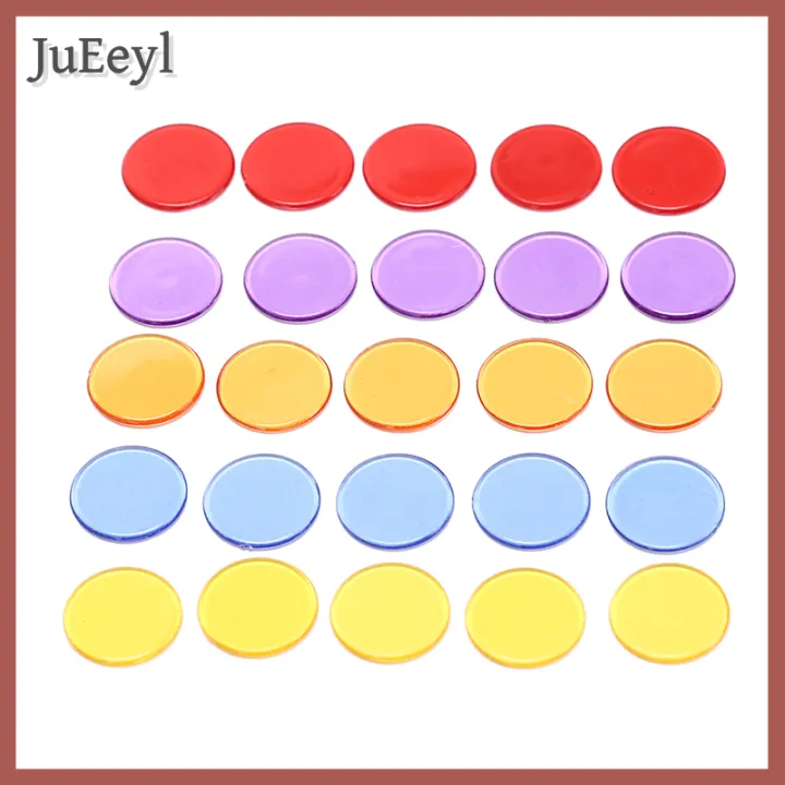 🔥🔥🔥JuEeyl 50pcs 1.5cm count bingo chips markers for bingo game plastic ...