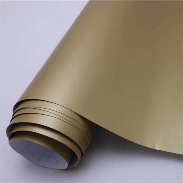 Vinyl/ Sticker Decals/Car Decal -12 inches x 24 inches (Matte Gold ...