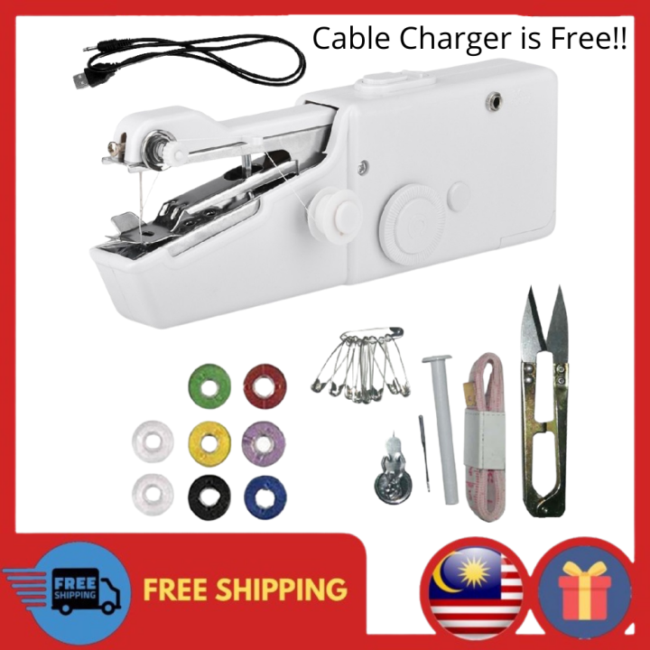 CL3 Affordable Mini Portable Handy Handheld Quick Electric Sewing ...