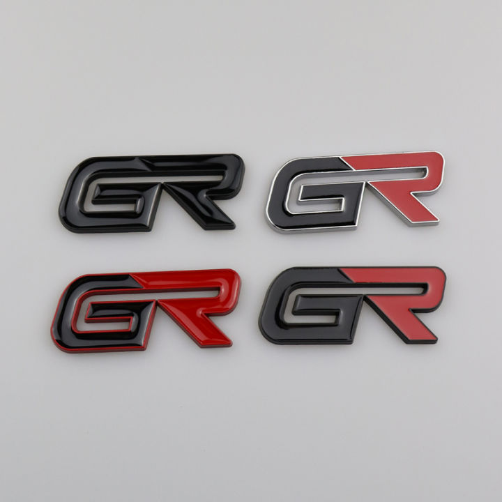 TOYOTA GR Logo Zinc Alloy Metal Emblems，GR Sport Car Model Logo ...