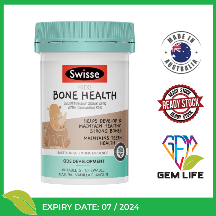 Swisse Kids Bone Health 60 Chewable Tablets | Lazada