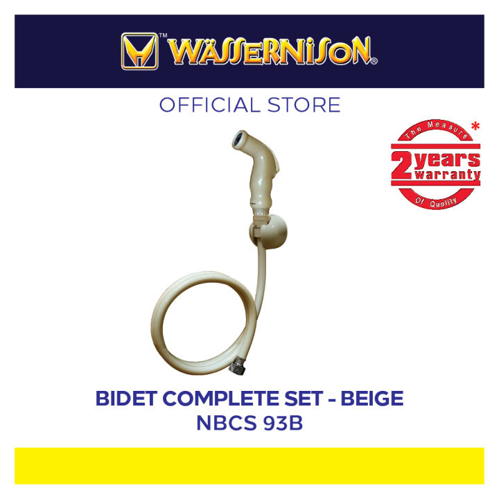 Wassernison Universal Toilet Bidet Complete Set - Beige | Lazada PH