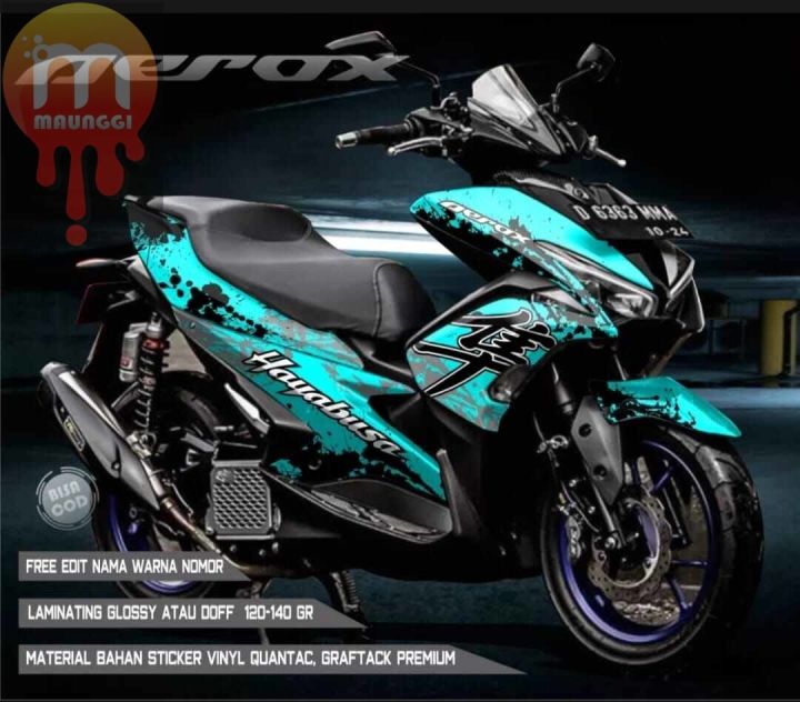 decal yamaha aerox old 155 full body sticker aerox versi lama | Lazada ...