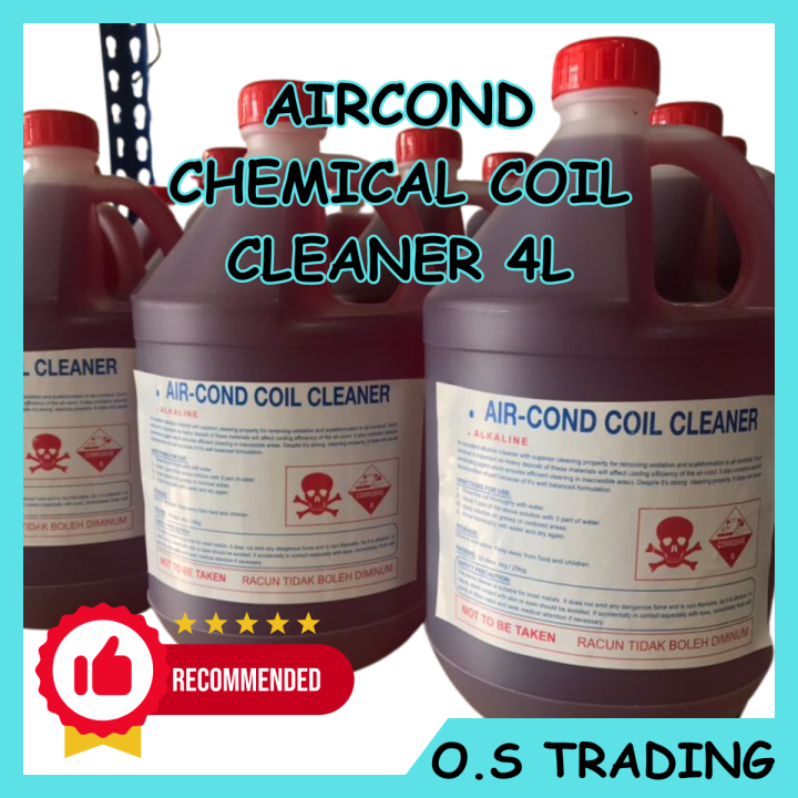 AIR COND COIL CLEANER - 4 LITER / CUCI AIRCOND ALKALINE CHEMICAL ...