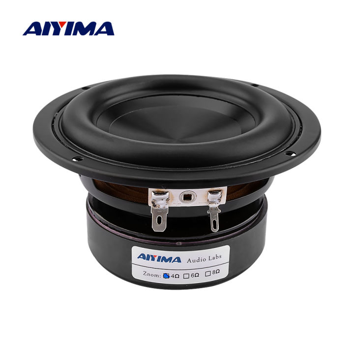 AIYIMA 4 Inch 100W Woofer Audio Speaker Driver 4 8 Ohm 100W Bass Hifi Sound Music Waterproof ...