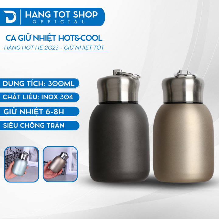 Bình Nước Giữ Nhiệt Hot Trend 2023, Bình Giữ Nhiệt 300ML Chất Liệu INOX Không Han gỉ Giữ Nhiệt 6 ...