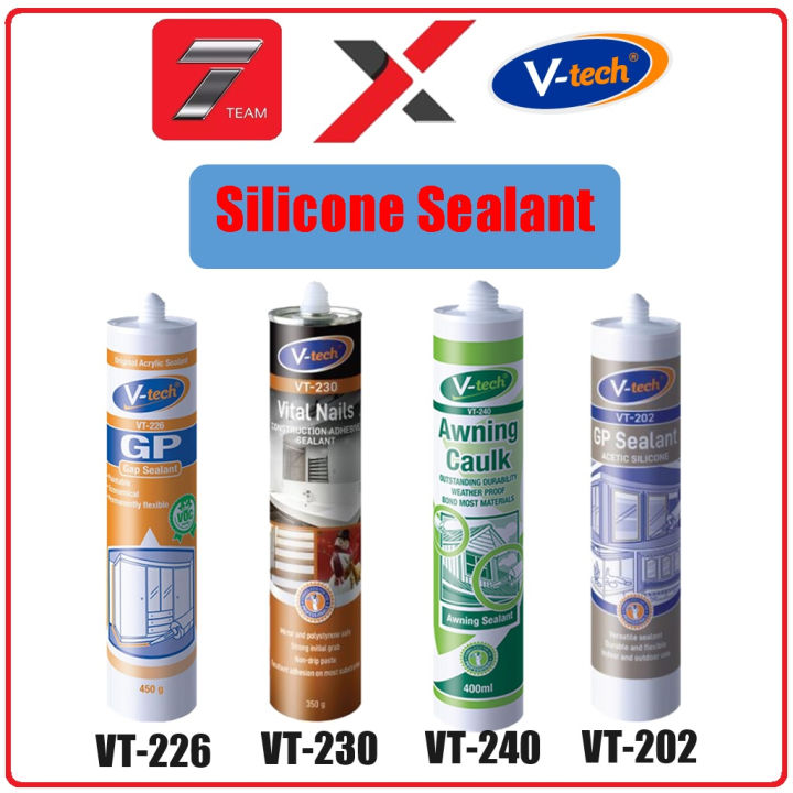 V-Tech Silicone Sealant & Adhesive Sealant / VT-226 / VT-230 / VT-240 ...
