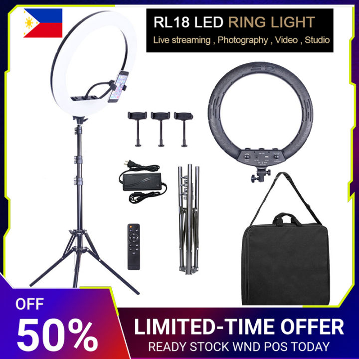 100% Original 18 Inches 45cm Dimmable Led Ring Light For Makeup And ...