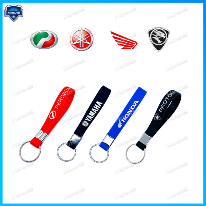 【Ready Stock】Silicone Car Keychain Key Strap Key Ring Holder for ...