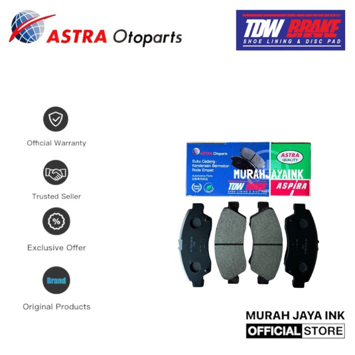 Kampas Rem Depan / Brake Pad TDW HONDA JAZZ GD3 2003-2008 ORIGINAL ...