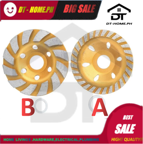 Diamond Cup Wheel 4" Concrete Grinding Disc Heavy Duty | Lazada PH